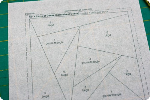 Paper Pieced Block – Sometimes Crafter